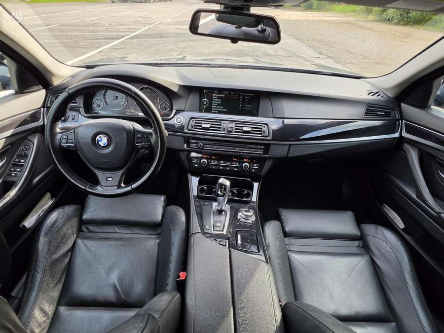 Pelēks BMW 520 2011 Šauļi, ar dzinēja tilpumu 2.00 L un nobraukumu 243 tūkst. km par 7700 €, foto 12 vietnē AUTOMOTO.COM.LV