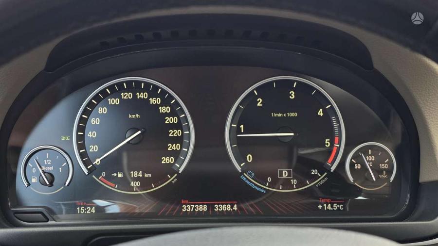 Pelēks BMW 520 2011 Marijampole, ar dzinēja tilpumu 2.00 L un nobraukumu 337 tūkst. km par 6900 €, foto 17 vietnē AUTOMOTO.COM.LV