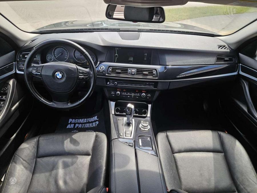 Pelēks BMW 520 2011 Šauļi, ar dzinēja tilpumu 2.00 L un nobraukumu 269 tūkst. km par 7400 €, foto 13 vietnē AUTOMOTO.COM.LV