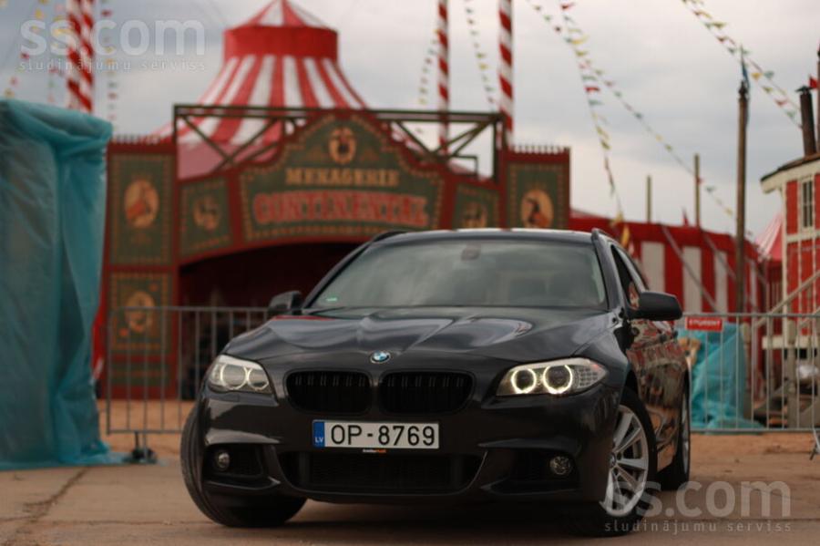 Grey BMW 520 2011 in Riga, with an engine capacity of 2.00 L and mileage of 357 thousand km for 8500 €, photo 1 on AUTOMOTO.COM.LV