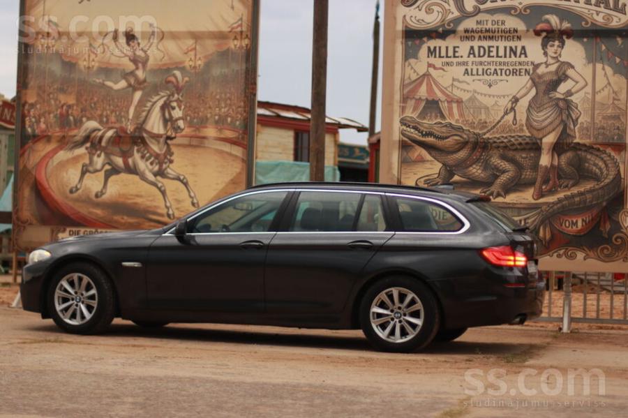 Grey BMW 520 2011 in Riga, with an engine capacity of 2.00 L and mileage of 357 thousand km for 8500 €, photo 6 on AUTOMOTO.COM.LV