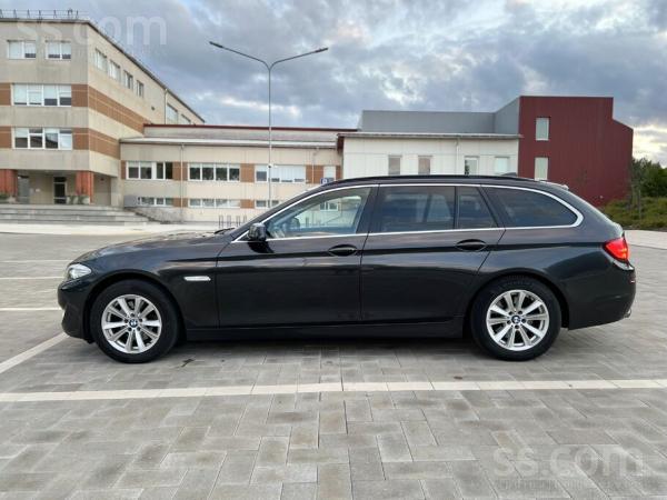 Grey BMW 520 2011 in Aluksne, with an engine capacity of 2.00 L and mileage of 348 thousand km for 6350 €, photo 2 on AUTOMOTO.COM.LV