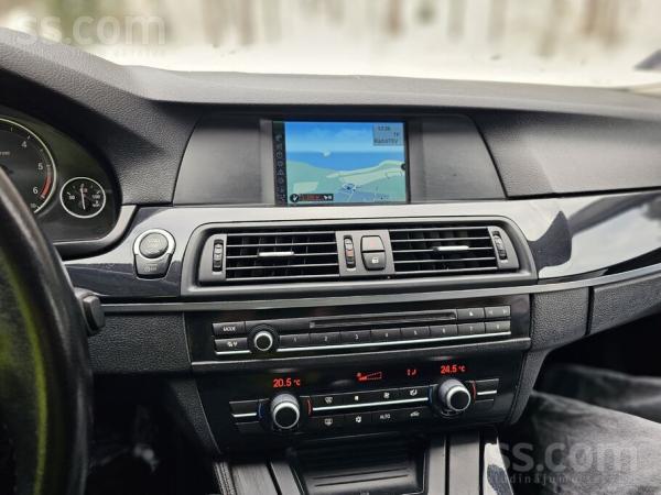 Grey BMW 520 2011 in Aluksne, with an engine capacity of 2.00 L and mileage of 348 thousand km for 6350 €, photo 10 on AUTOMOTO.COM.LV