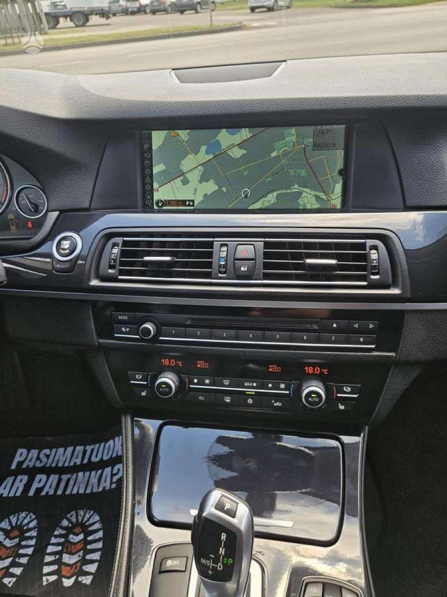 Grey BMW 520 2011 in Siauliai, with an engine capacity of 2.00 L and mileage of 269 thousand km for 7400 €, photo 20 on AUTOMOTO.COM.LV