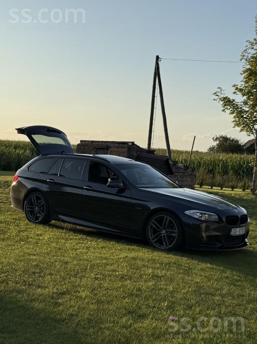 Grey BMW 520 2011 in Daugavpils, with an engine capacity of 2.00 L and mileage of 228 thousand km for 10700 €, photo 5 on AUTOMOTO.COM.LV