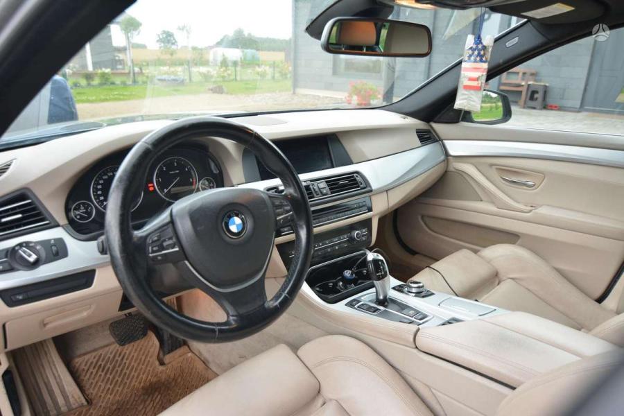 Grey BMW 520 2011 in Siauliai, with an engine capacity of 2.00 L and mileage of 478 thousand km for 6200 €, photo 8 on AUTOMOTO.COM.LV