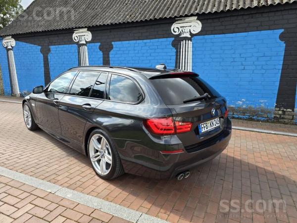 Grey BMW 520 2012 in Jelgava, with an engine capacity of 2.00 L and mileage of 212 thousand km for 7500 €, photo 4 on AUTOMOTO.COM.LV
