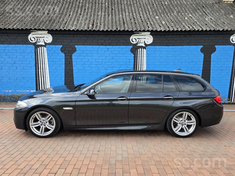 Grey BMW 520 2012 in Jelgava, with an engine capacity of 2.00 L and mileage of 212 thousand km for 7500 €, photo 5 on AUTOMOTO.COM.LV