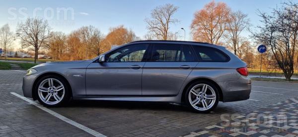 Grey BMW 520 2012 in Jelgava, with an engine capacity of 2.00 L and mileage of 261 thousand km for 9900 €, photo 6 on AUTOMOTO.COM.LV