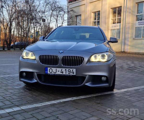 Grey BMW 520 2012 in Jelgava, with an engine capacity of 2.00 L and mileage of 261 thousand km for 9900 €, photo 7 on AUTOMOTO.COM.LV