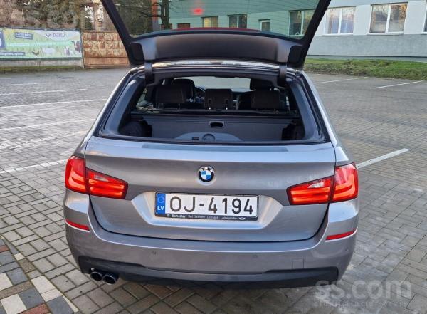 Grey BMW 520 2012 in Jelgava, with an engine capacity of 2.00 L and mileage of 261 thousand km for 9900 €, photo 10 on AUTOMOTO.COM.LV