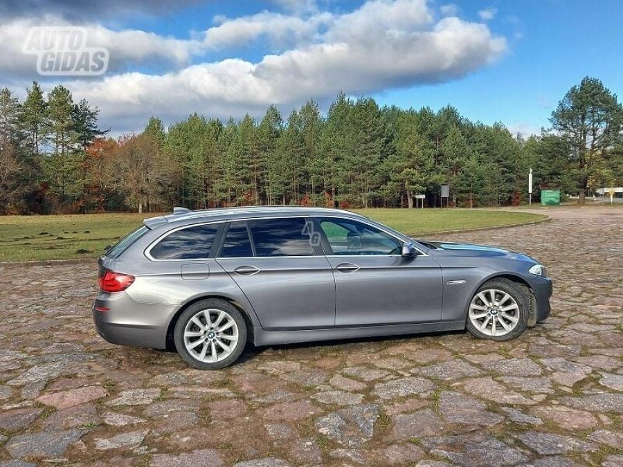 Grey BMW 520 2012 in Vilnius, with an engine capacity of 2.00 L and mileage of 300 thousand km for 8900 €, photo 8 on AUTOMOTO.COM.LV