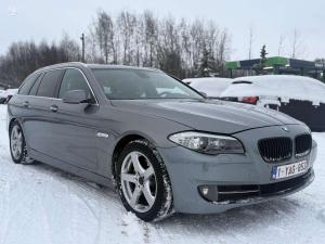 Grey BMW 520 2012 in Utena, with an engine capacity of 2.00 L and mileage of 287 thousand km for 7600 €, photo 3 on AUTOMOTO.COM.LV