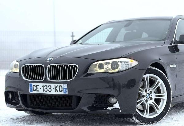 Grey BMW 520 2012 in Taurage, with an engine capacity of 2.00 L and mileage of 248 thousand km for 8400 €, photo 6 on AUTOMOTO.COM.LV