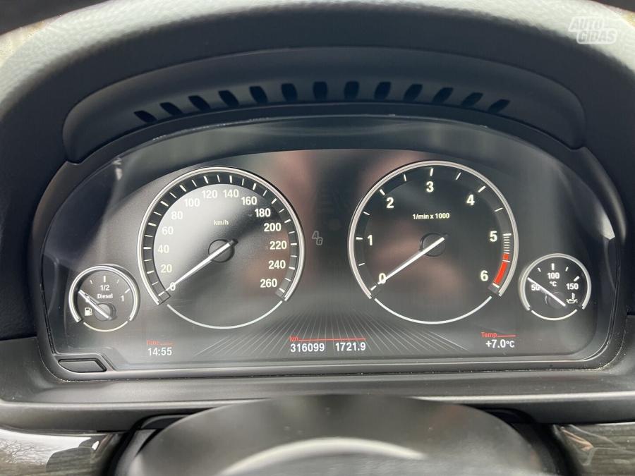 Grey BMW 520 2012 in Kaunas, with an engine capacity of 2.00 L and mileage of 316 thousand km for 9999 €, photo 11 on AUTOMOTO.COM.LV