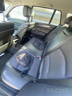 Grey BMW 520 2012 in Riga, with an engine capacity of 2.00 L and mileage of 340 thousand km for 6660 €, photo 10 on AUTOMOTO.COM.LV