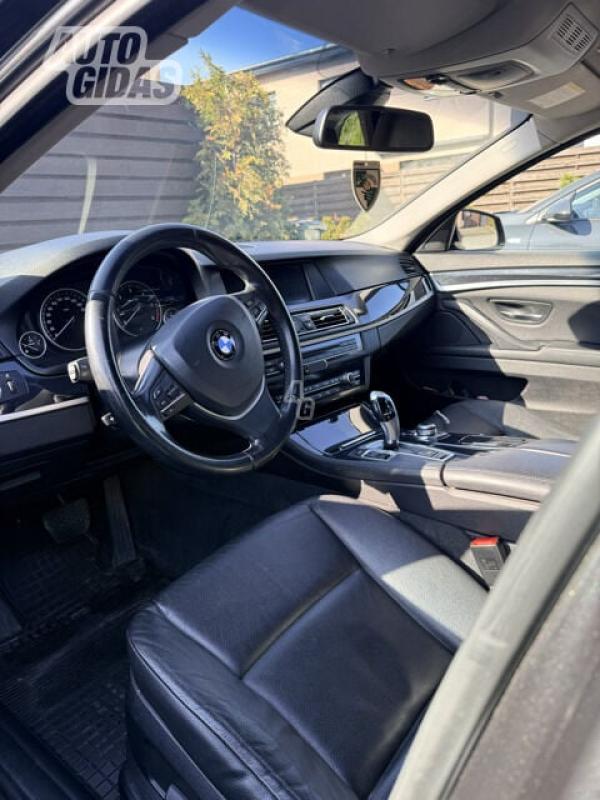 Grey BMW 520 2012 in Kaunas, with an engine capacity of 2.00 L and mileage of 322 thousand km for 8800 €, photo 10 on AUTOMOTO.COM.LV