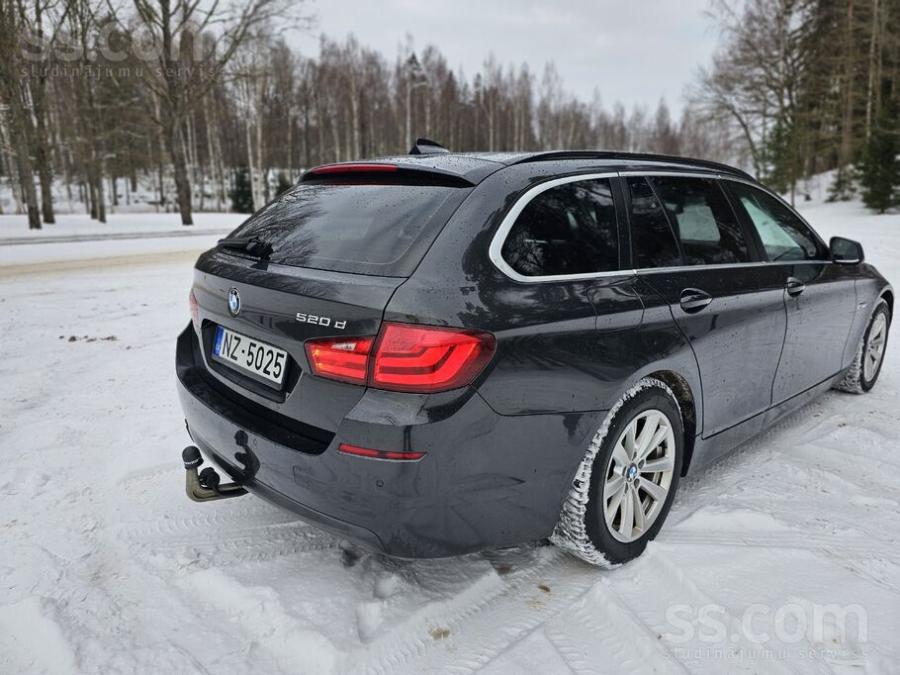 Серый БМВ 520 2012 в Алуксне, объемом двигателя 2.00 л и пробегом 335 тыс. км за 7000 €, фото 3 на AUTOMOTO.COM.LV