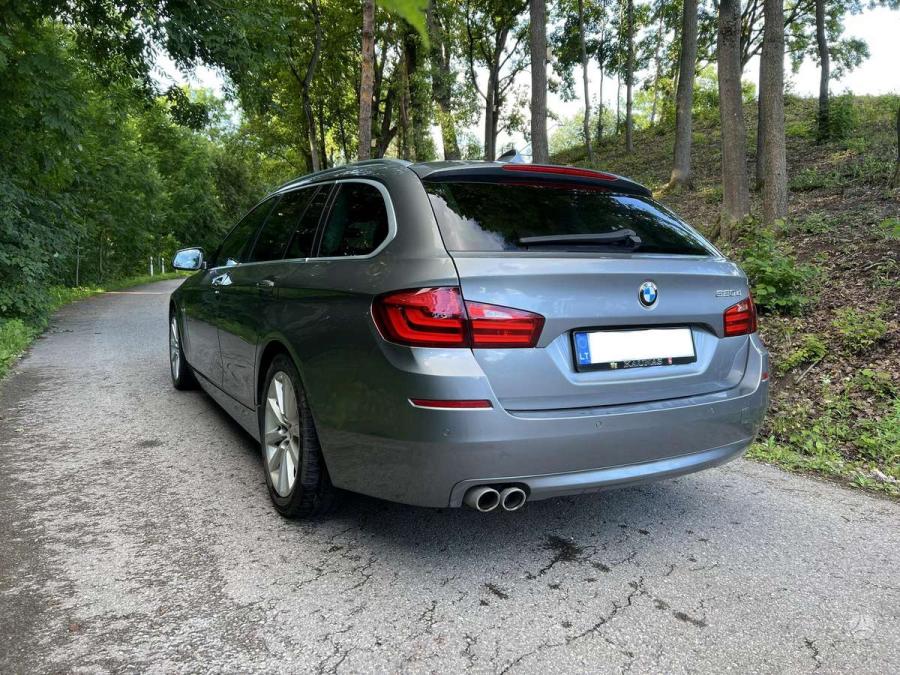 Grey BMW 520 2012 in Kaunas, with an engine capacity of 2.00 L and mileage of 321 thousand km for 8500 €, photo 8 on AUTOMOTO.COM.LV