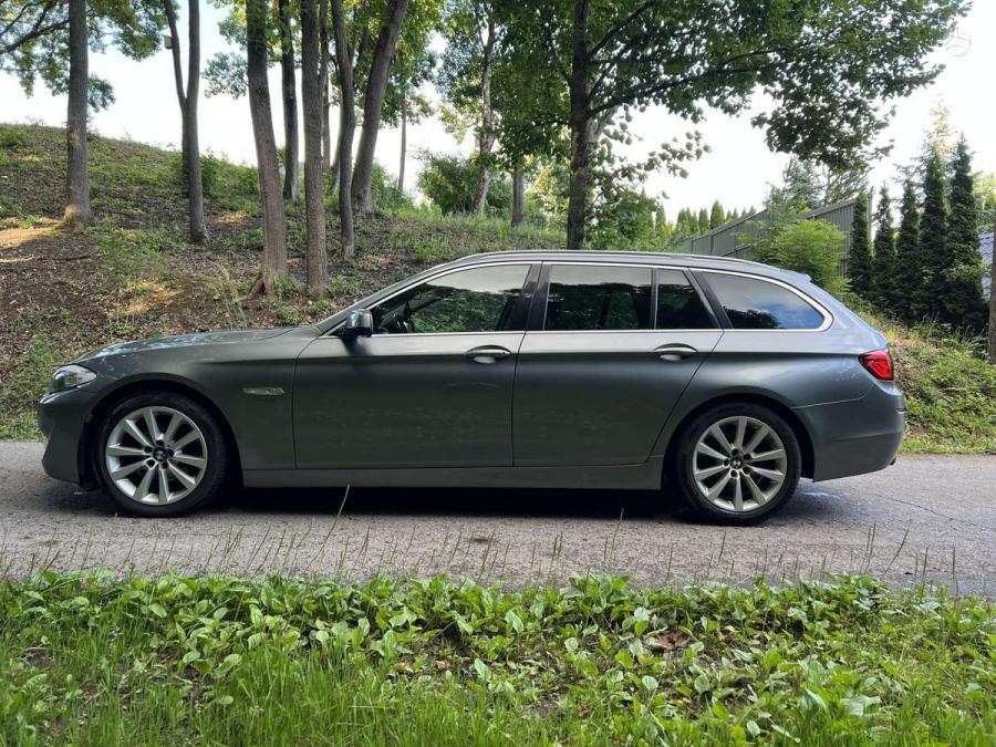 Grey BMW 520 2012 in Kaunas, with an engine capacity of 2.00 L and mileage of 321 thousand km for 8500 €, photo 9 on AUTOMOTO.COM.LV