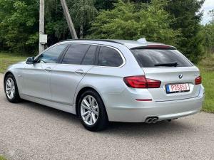 Grey BMW 520 2012 in Jonava, with an engine capacity of 2.00 L and mileage of 341 thousand km for 6900 €, photo 6 on AUTOMOTO.COM.LV