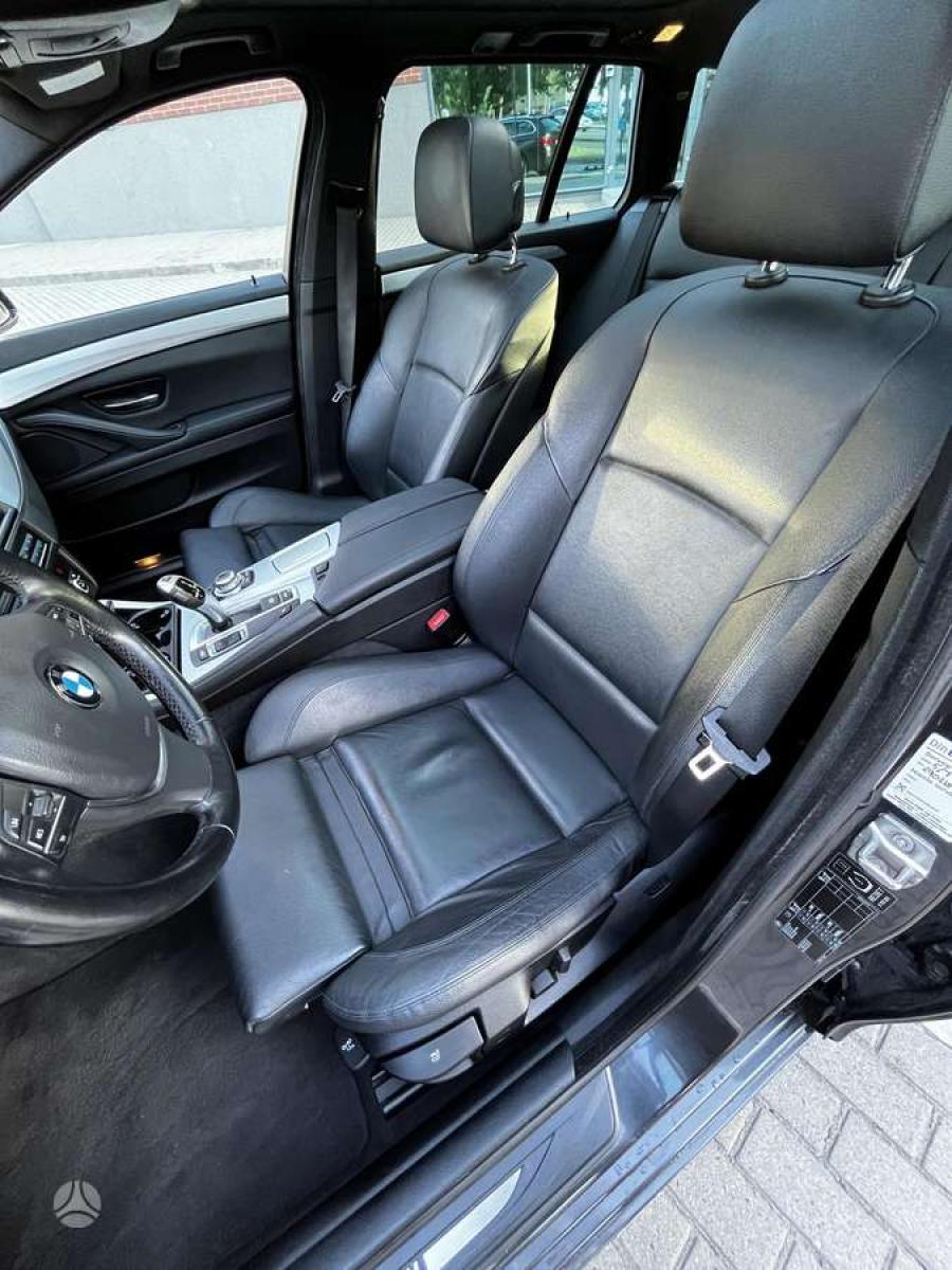 Grey BMW 520 2012 in Siauliai, with an engine capacity of 2.00 L and mileage of 340 thousand km for 7900 €, photo 14 on AUTOMOTO.COM.LV