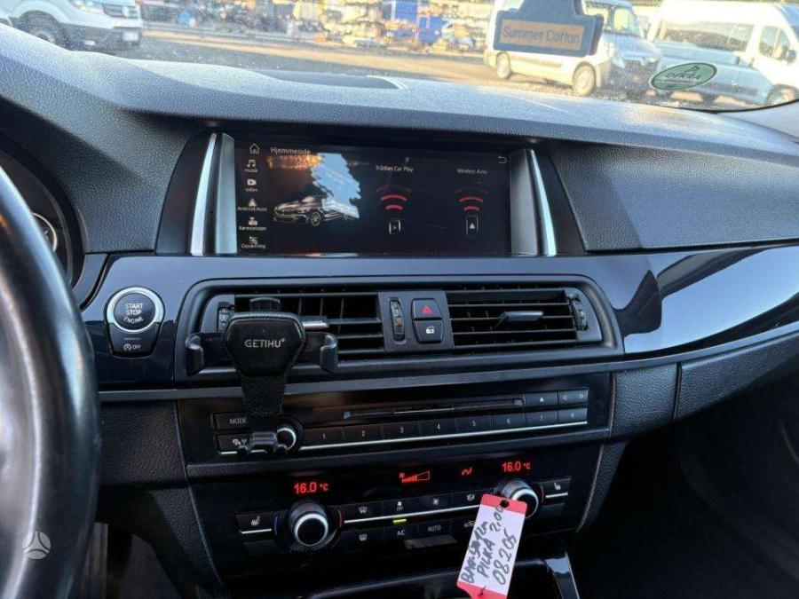 Grey BMW 520 2012 in Radviliskis, with an engine capacity of 2.00 L and mileage of 340 thousand km for 6750 €, photo 17 on AUTOMOTO.COM.LV