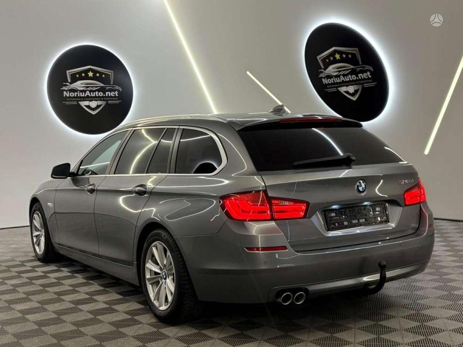 Grey BMW 520 2012 in Marijampole, with an engine capacity of 2.00 L and mileage of 218 thousand km for 8750 €, photo 33 on AUTOMOTO.COM.LV