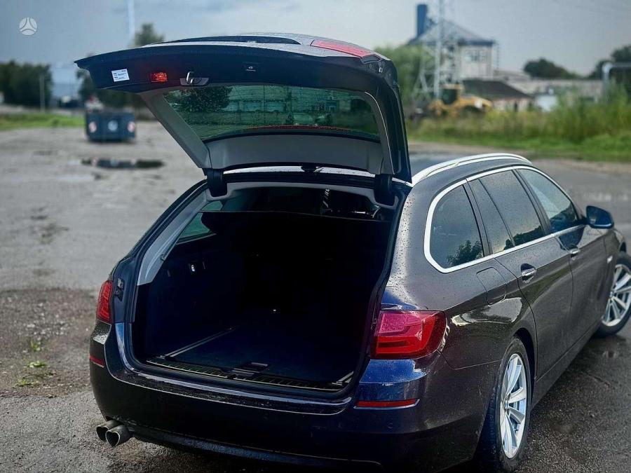 Grey BMW 520 2012 in Kaunas, with an engine capacity of 2.00 L and mileage of 314 thousand km for 8400 €, photo 19 on AUTOMOTO.COM.LV