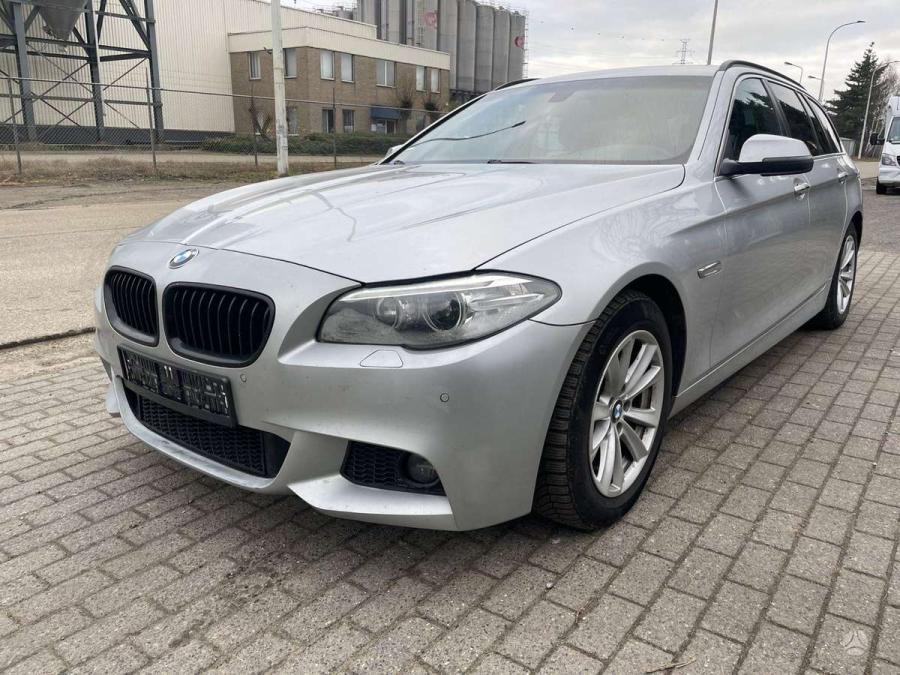 Grey BMW 520 2013 in Siauliai, with an engine capacity of 2.00 L and mileage of 285 thousand km for 6450 €, photo 1 on AUTOMOTO.COM.LV