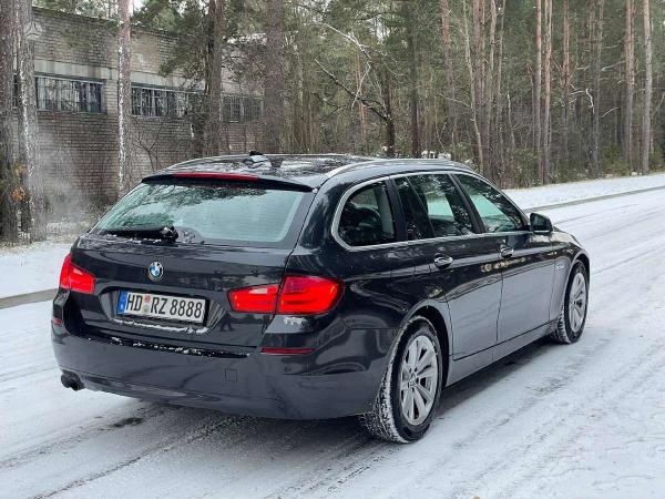 Grey BMW 520 2013 in Varena, with an engine capacity of 2.00 L and mileage of 323 thousand km for 7500 €, photo 8 on AUTOMOTO.COM.LV