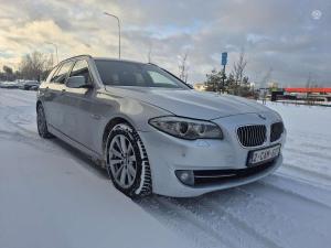 Grey BMW 520 2013 in Vilnius, with an engine capacity of 2.00 L and mileage of 260 thousand km for 7250 €, photo 4 on AUTOMOTO.COM.LV