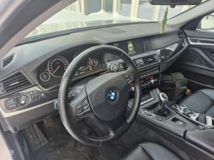 Grey BMW 520 2013 in Vilnius, with an engine capacity of 2.00 L and mileage of 260 thousand km for 7250 €, photo 8 on AUTOMOTO.COM.LV