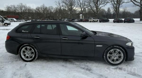 Grey BMW 520 2013 in Valmiera, with an engine capacity of 2.00 L and mileage of 308 thousand km for 12000 €, photo 9 on AUTOMOTO.COM.LV