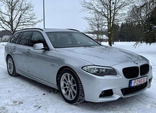 Grey BMW 520 2013 in Kedainiai, with an engine capacity of 2.00 L and mileage of 261 thousand km for 9500 €, photo 2 on AUTOMOTO.COM.LV