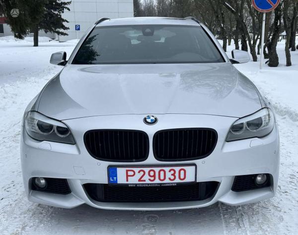 Grey BMW 520 2013 in Kedainiai, with an engine capacity of 2.00 L and mileage of 261 thousand km for 9500 €, photo 5 on AUTOMOTO.COM.LV