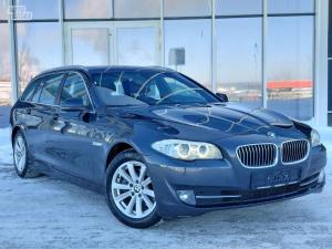 Grey BMW 520 2013 in Vilnius, with an engine capacity of 2.00 L and mileage of 296 thousand km for 9500 €, photo  on AUTOMOTO.COM.LV