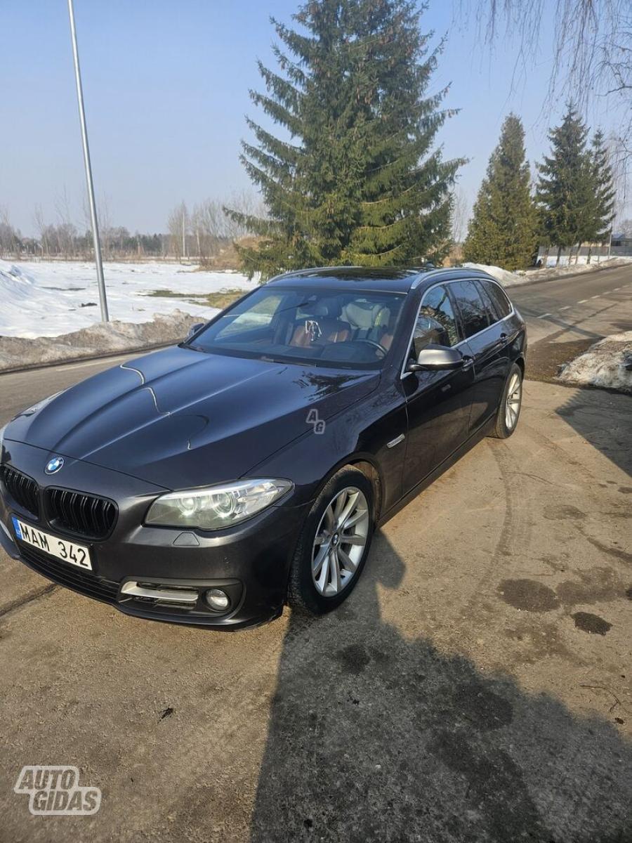 Pelēks BMW 520 2013 Panevēža, ar dzinēja tilpumu 2.00 L un nobraukumu 301 tūkst. km par 11200 €, foto 1 vietnē AUTOMOTO.COM.LV