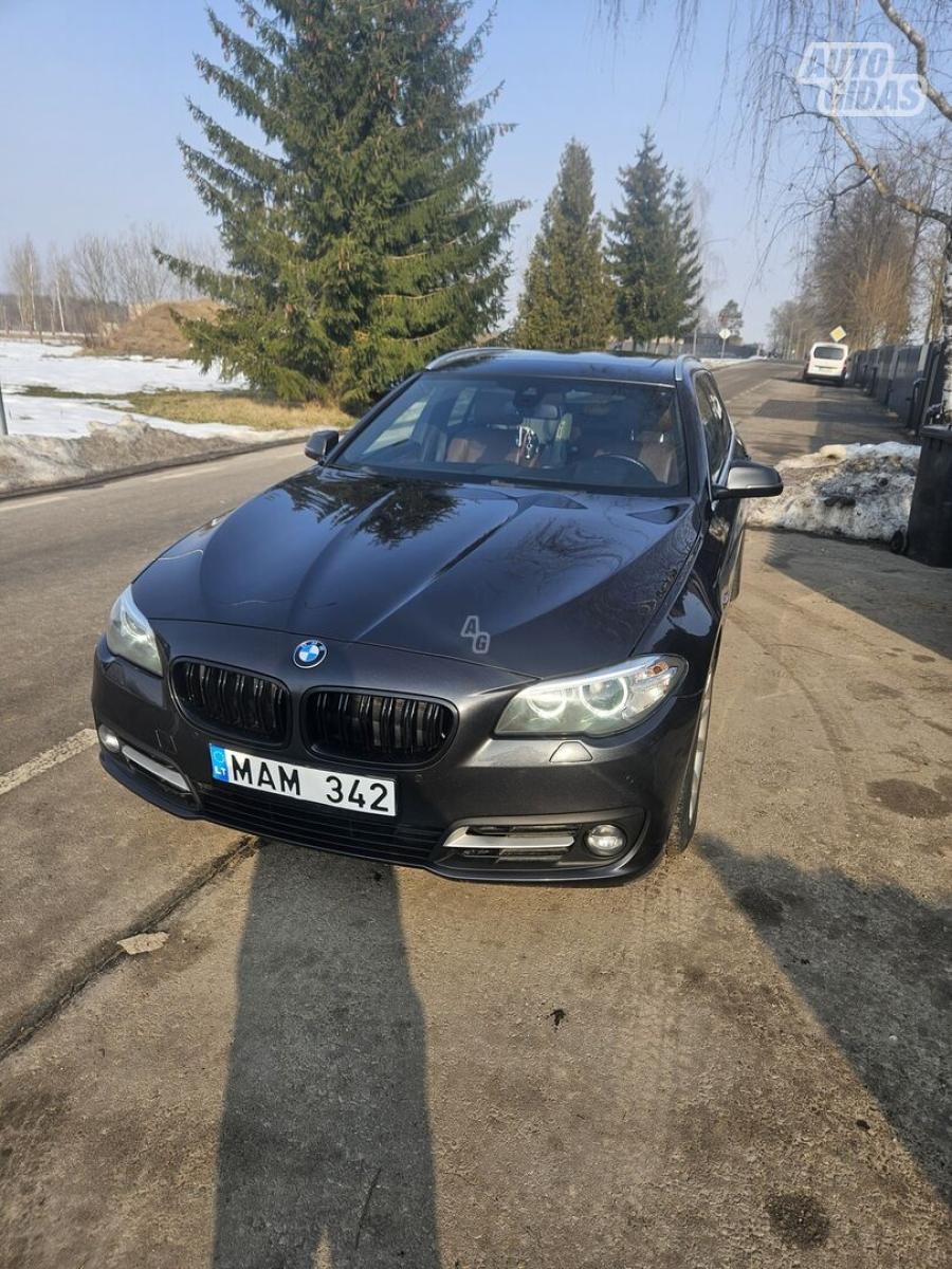 Pelēks BMW 520 2013 Panevēža, ar dzinēja tilpumu 2.00 L un nobraukumu 301 tūkst. km par 11200 €, foto 9 vietnē AUTOMOTO.COM.LV