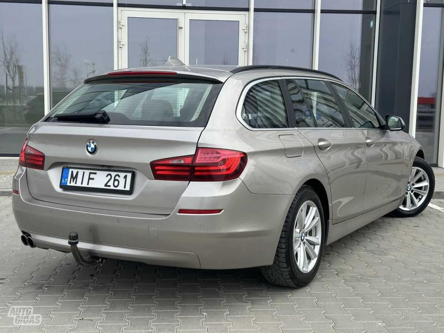 Grey BMW 520 2013 in Vilnius, with an engine capacity of 2.00 L and mileage of 389 thousand km for 8500 €, photo 5 on AUTOMOTO.COM.LV