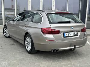 Grey BMW 520 2013 in Vilnius, with an engine capacity of 2.00 L and mileage of 389 thousand km for 8500 €, photo 7 on AUTOMOTO.COM.LV