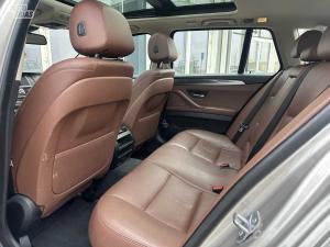 Grey BMW 520 2013 in Vilnius, with an engine capacity of 2.00 L and mileage of 389 thousand km for 8500 €, photo 10 on AUTOMOTO.COM.LV