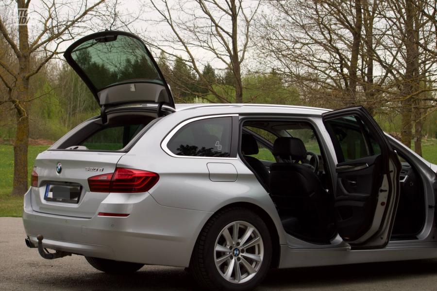Pelēks BMW 520 2013 Pasvalys, ar dzinēja tilpumu 2.00 L un nobraukumu 285 tūkst. km par 10500 €, foto 5 vietnē AUTOMOTO.COM.LV