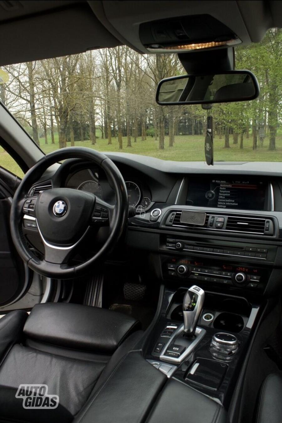 Pelēks BMW 520 2013 Pasvalys, ar dzinēja tilpumu 2.00 L un nobraukumu 285 tūkst. km par 10500 €, foto 13 vietnē AUTOMOTO.COM.LV