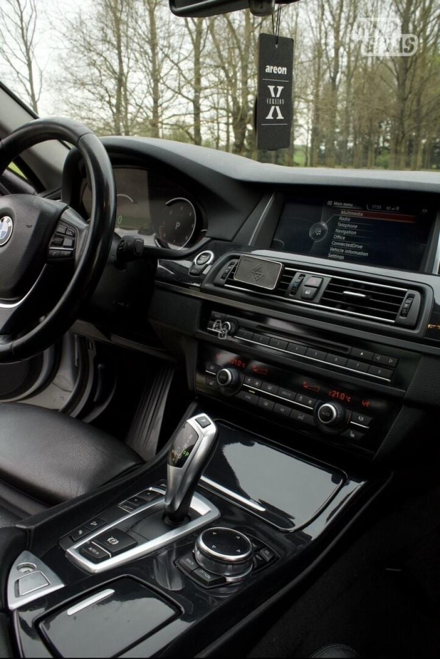 Pelēks BMW 520 2013 Pasvalys, ar dzinēja tilpumu 2.00 L un nobraukumu 285 tūkst. km par 9000 €, foto 7 vietnē AUTOMOTO.COM.LV