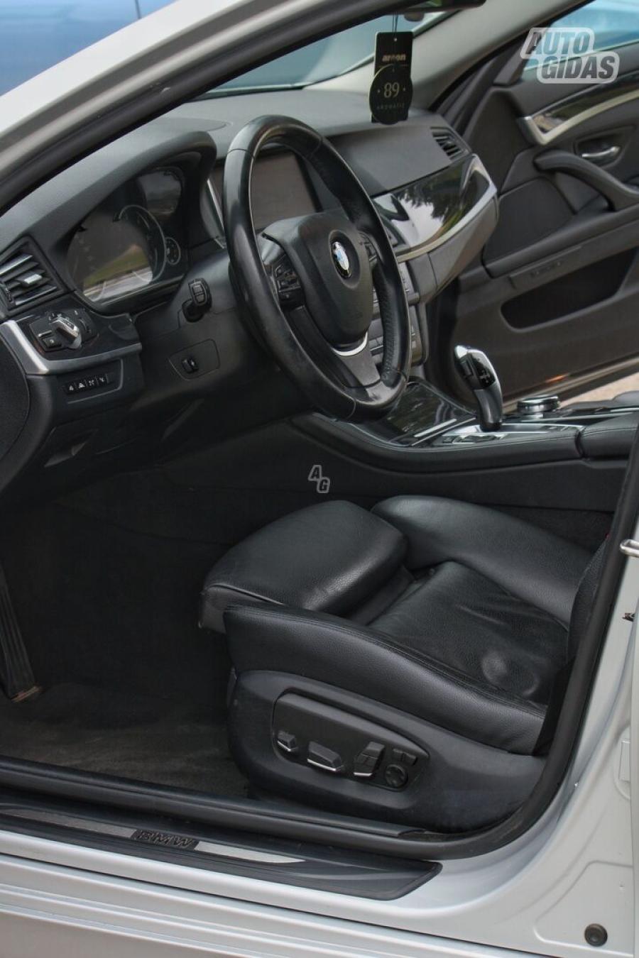 Pelēks BMW 520 2013 Pasvalys, ar dzinēja tilpumu 2.00 L un nobraukumu 285 tūkst. km par 9000 €, foto 8 vietnē AUTOMOTO.COM.LV