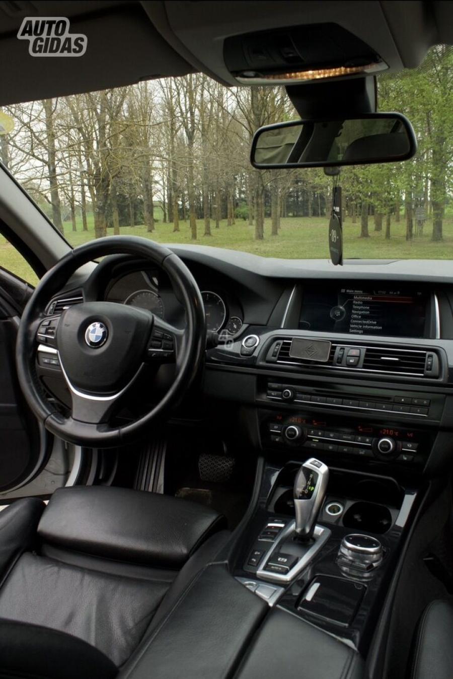 Pelēks BMW 520 2013 Pasvalys, ar dzinēja tilpumu 2.00 L un nobraukumu 285 tūkst. km par 9000 €, foto 13 vietnē AUTOMOTO.COM.LV