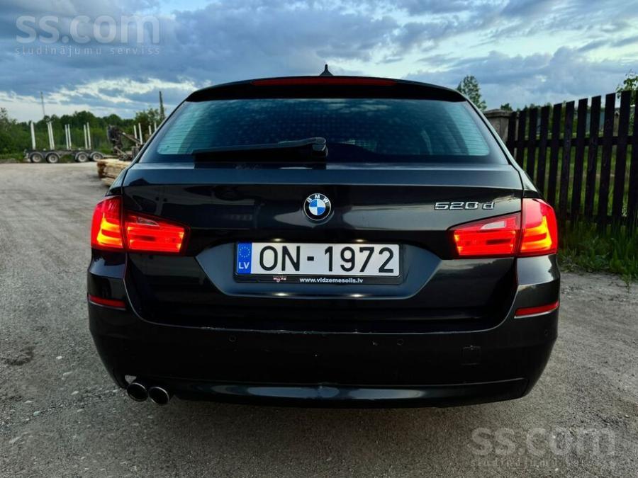 Pelēks BMW 520 2013 Cēsis, ar dzinēja tilpumu 2.20 L un nobraukumu 325 tūkst. km par 9960 €, foto 7 vietnē AUTOMOTO.COM.LV