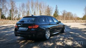 Grey BMW 520 2013 in Riga, with an engine capacity of 2.00 L and mileage of 289 thousand km for 10950 €, photo 5 on AUTOMOTO.COM.LV
