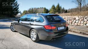 Grey BMW 520 2013 in Riga, with an engine capacity of 2.00 L and mileage of 289 thousand km for 10950 €, photo 10 on AUTOMOTO.COM.LV